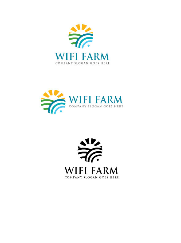 Wifi Farm Logo, a Branding & Logo Template by Mariyana
