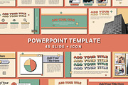 Retro 90's Powerpoint Template 2023, a Presentation Template by SKY ...
