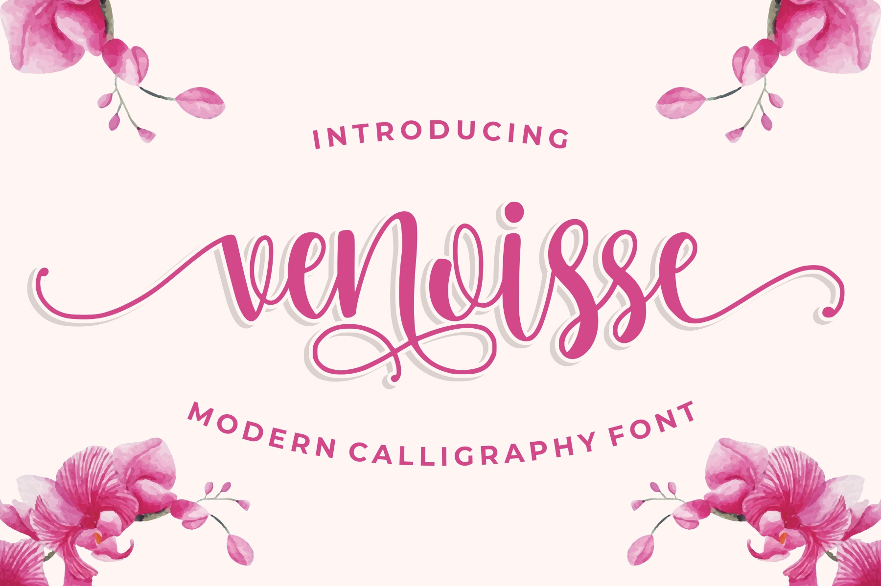 Venoisse - Modern Calligraphy, a Script Font by Good Java Studio