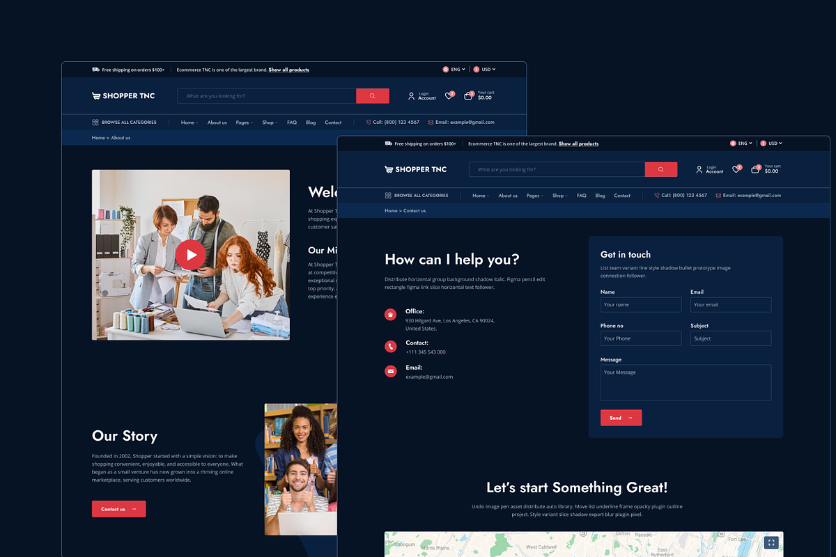 Shopper - eCommerce HTML Template, a HTML Template by TNCFlow
