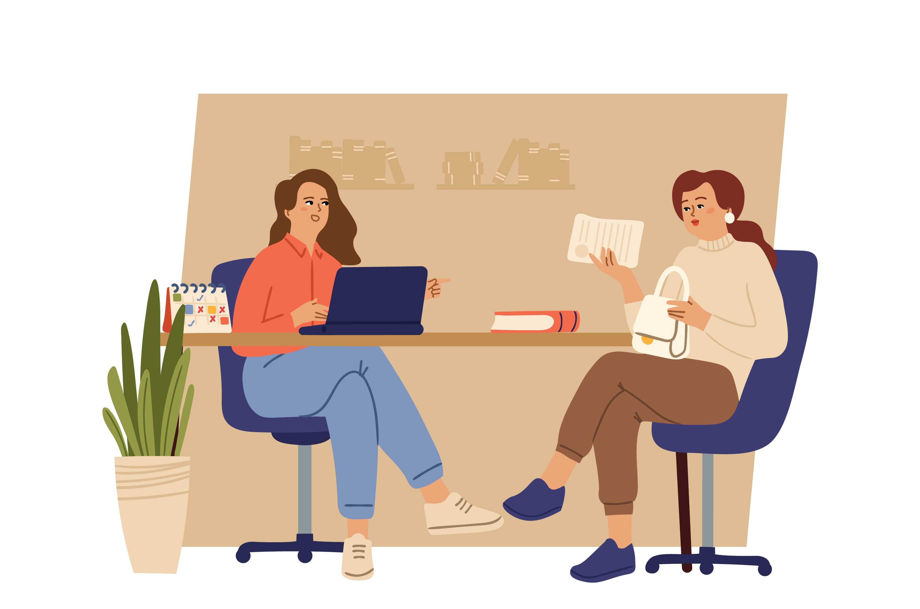 Job interview. Woman resume, women | Background Graphics ~ Creative Market