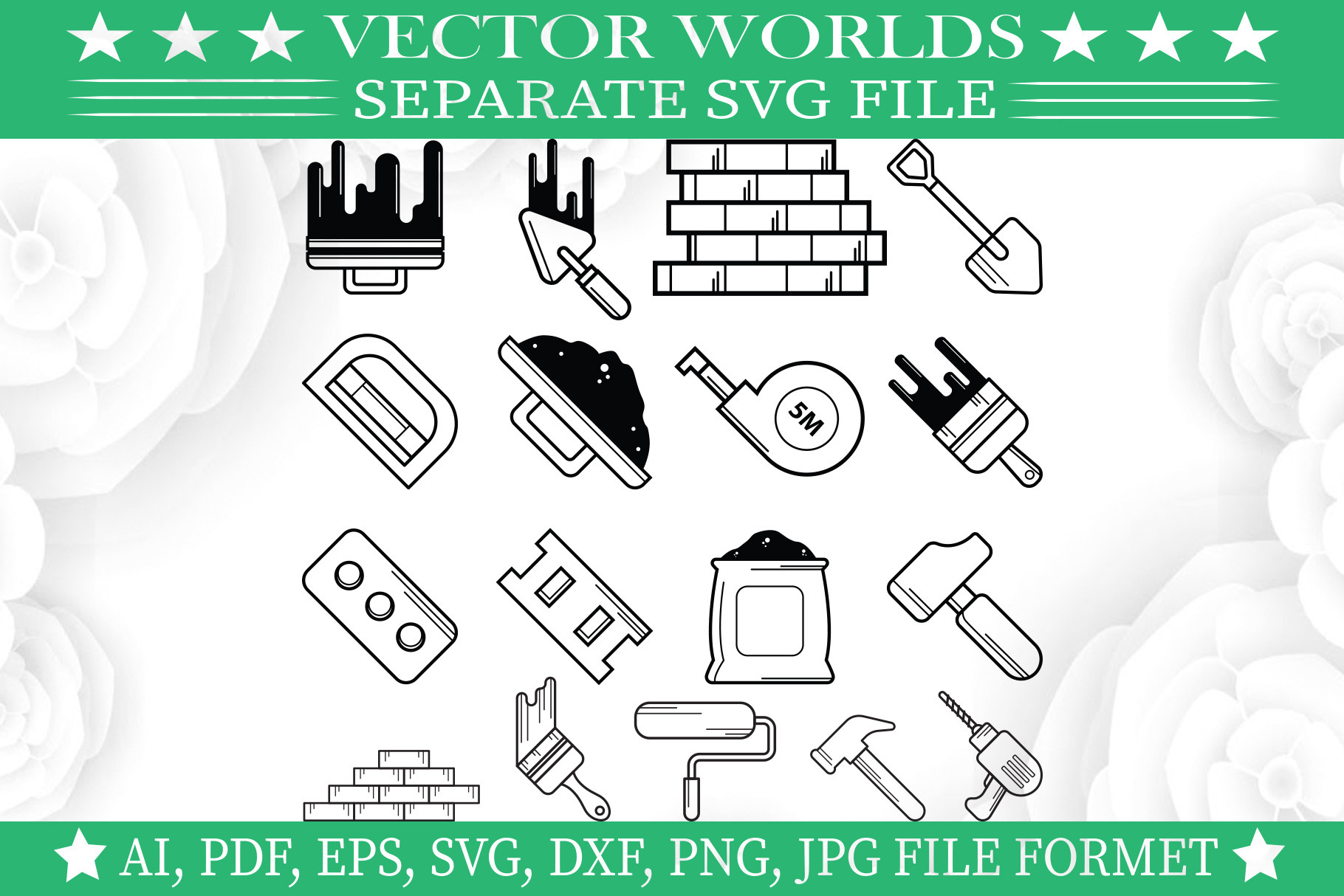 Concrete Icon SVG, Concrete SVG, an Object Graphic by VectorWorlds