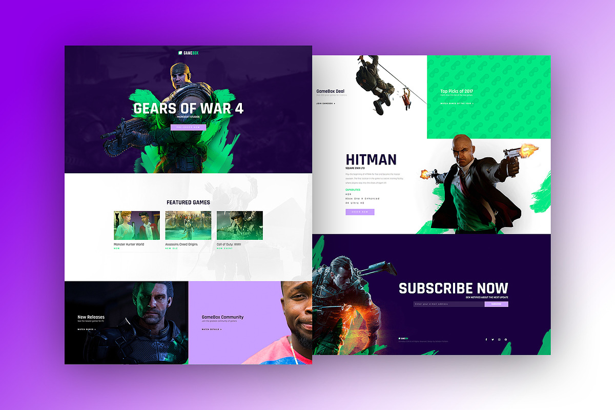 Game Store - Elementor Pro Layout, a Websites & App Template by Ceaso ...
