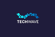 Tech Wave Logo, a Branding & Logo Template by IKarGraphics