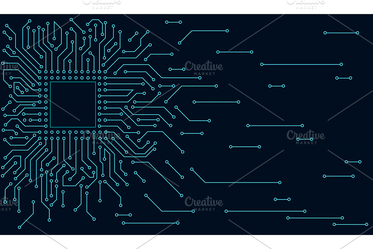 High-tech technology, a Technology Illustration by Things for designers