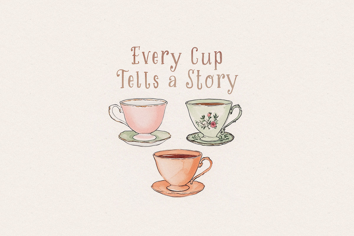Sweet Tea Whimsical Handwritten Serif