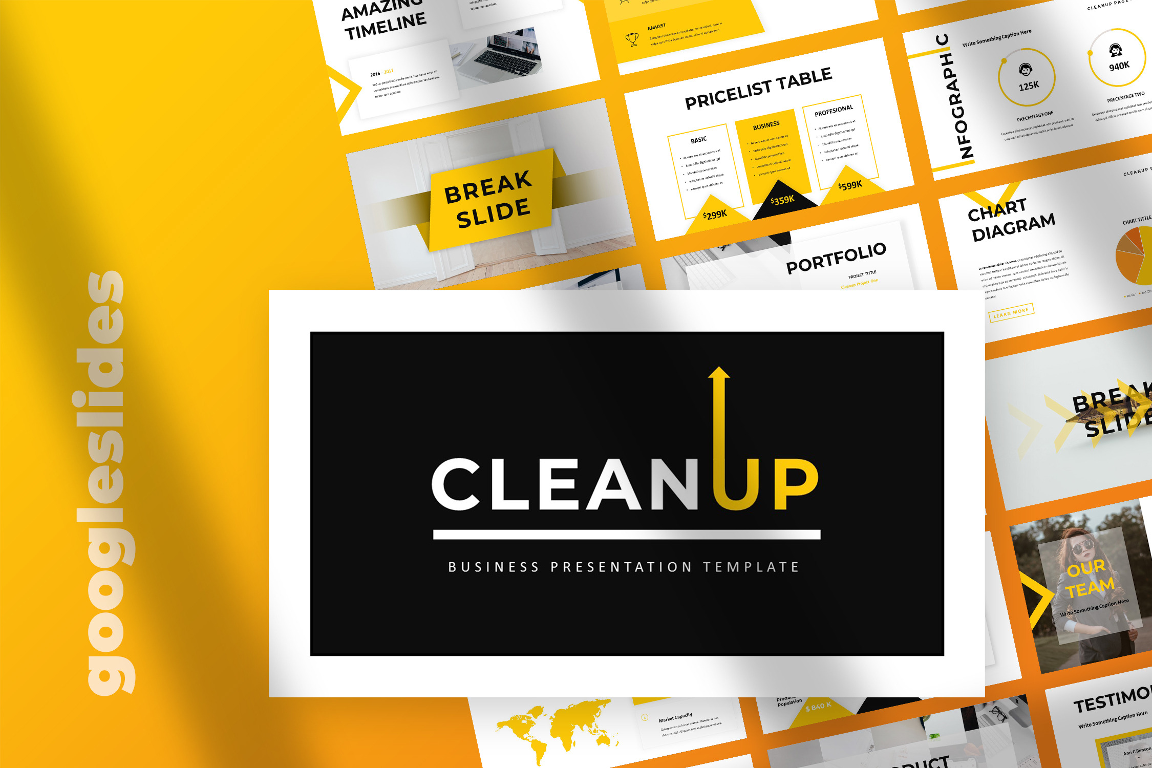 Clean Up - Business Google Slides, a Presentation Template by TMint ...