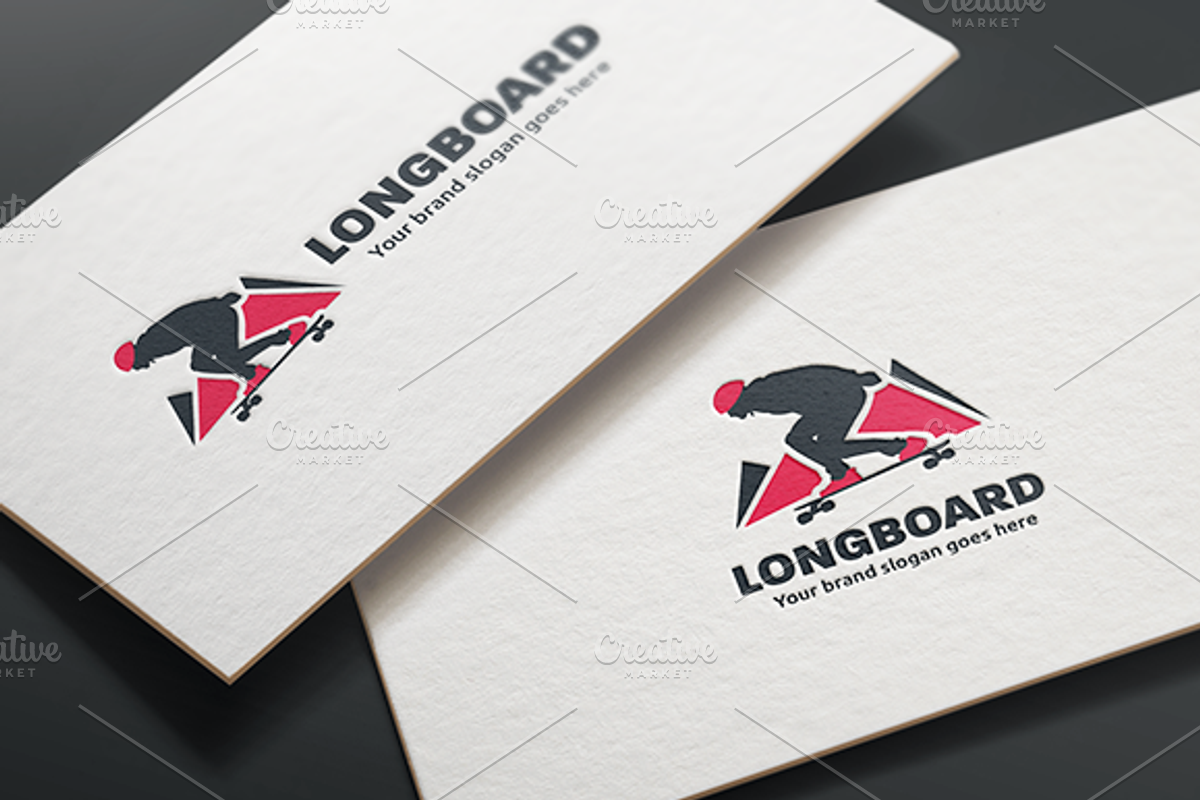 Longboard - Skateboard Logo, a Branding & Logo Template by WheelieMonkey