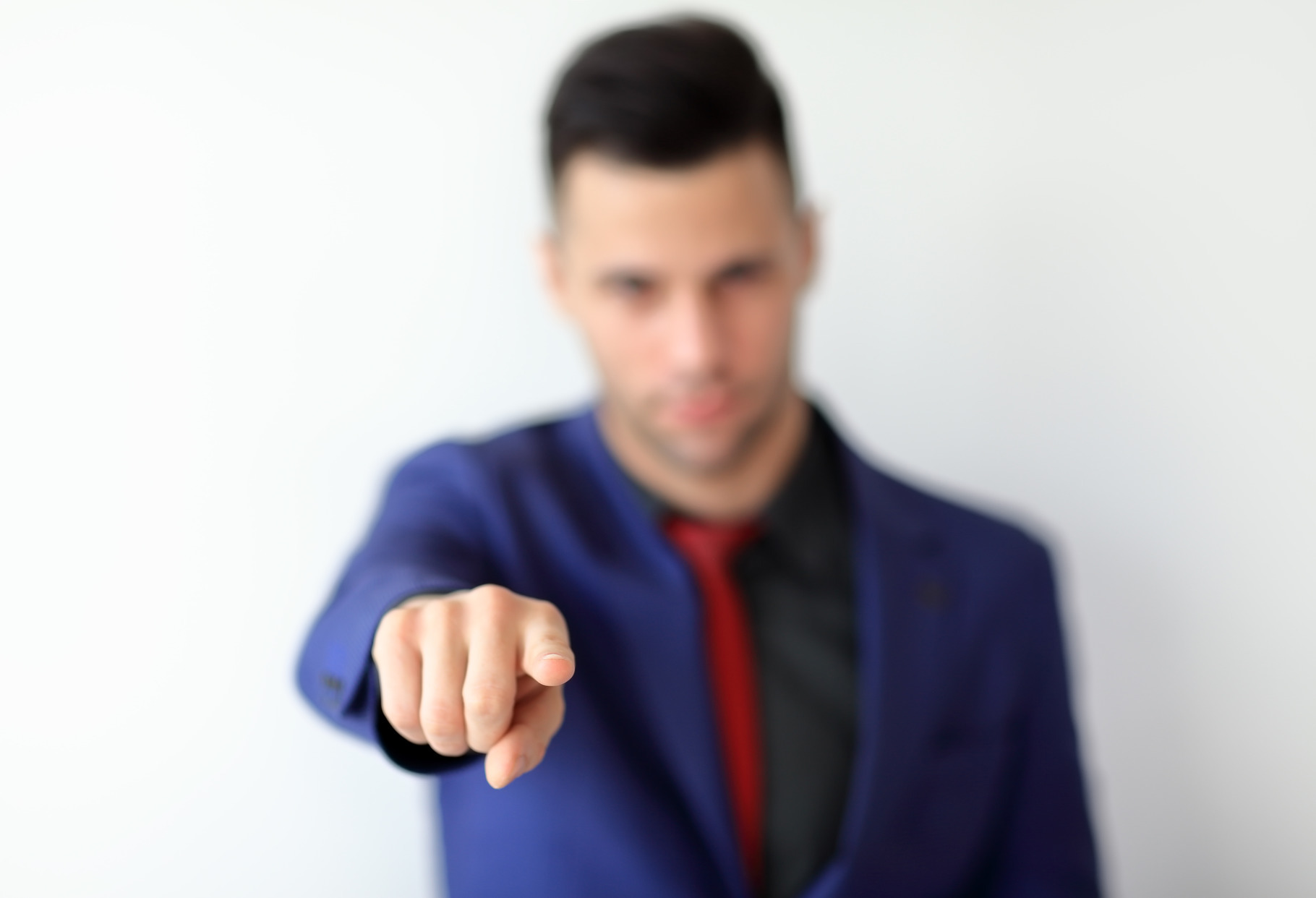 Portrait man featuring finger, pointing, and man, a Person Photo by ...