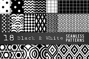 Black & White Seamless Patterns | Graphic Patterns ~ Creative Market