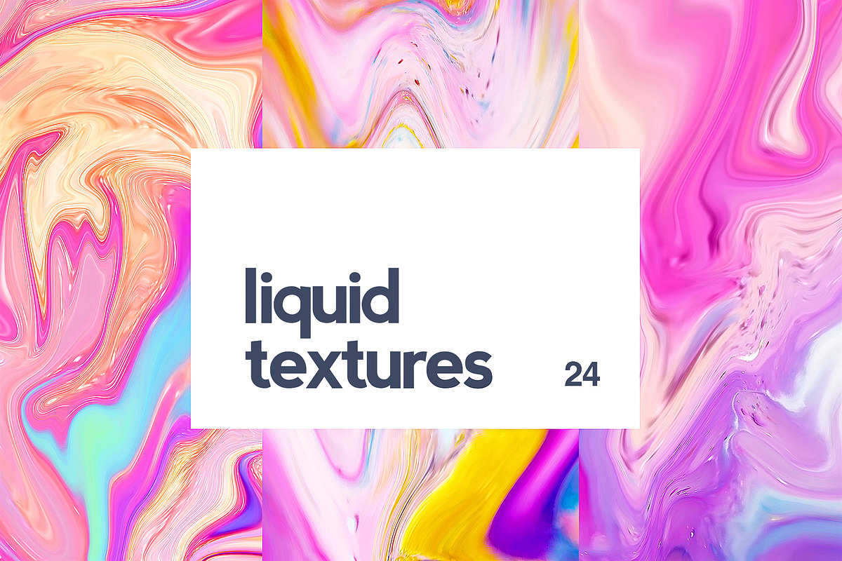 Liquid Textures Bundle, a Texture Graphic by Human Made