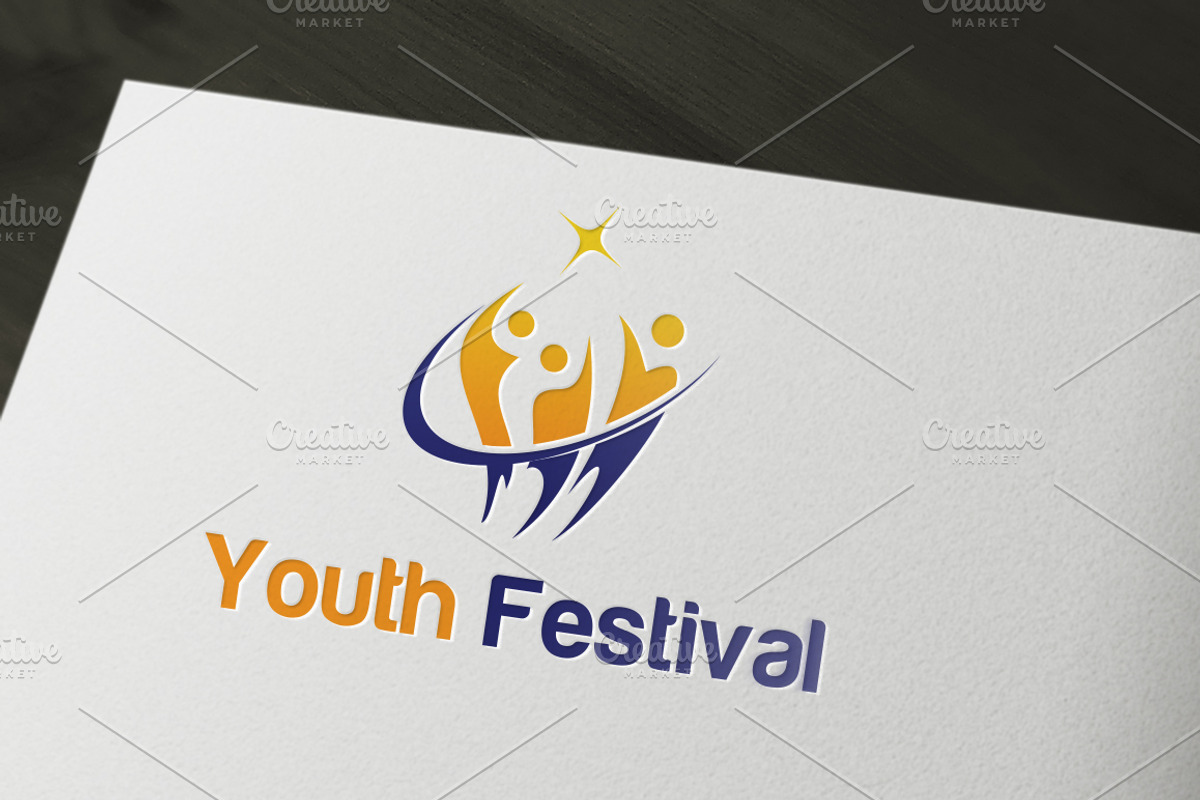 Youth Festival Logo, a Branding & Logo Template by NasirGrfx