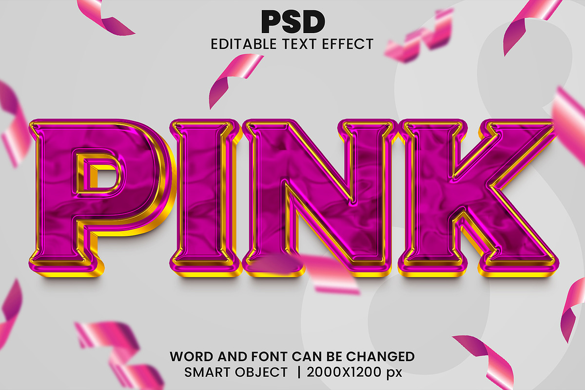 Photoshop 3d Text Effect Bundle 2, a Layer Style Add-On by bdrobin