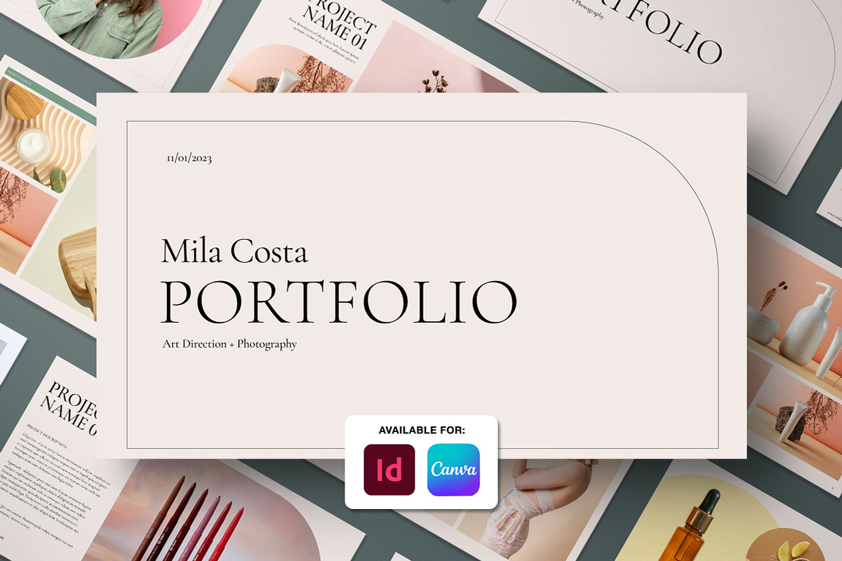 Premium Creative Portfolio Template | Creative Market