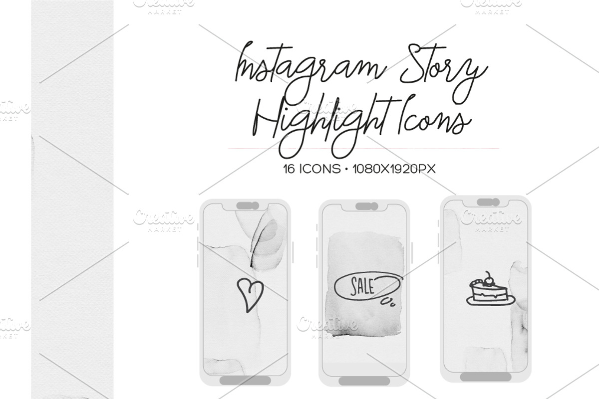 Instagram Stories Highlight Covers, a Social Media Template by The ...