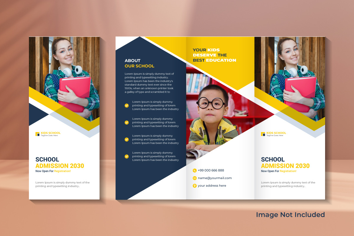 School Education Trifold Brochure