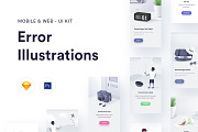 Error Illustrations, a Templates & Theme by Nimart