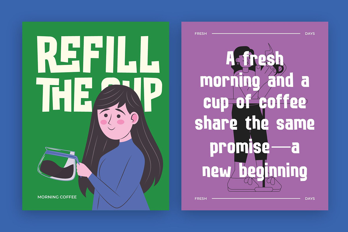 Bureos | Modern Playful Display Font, a Handwritten Font by Ermedia Studio