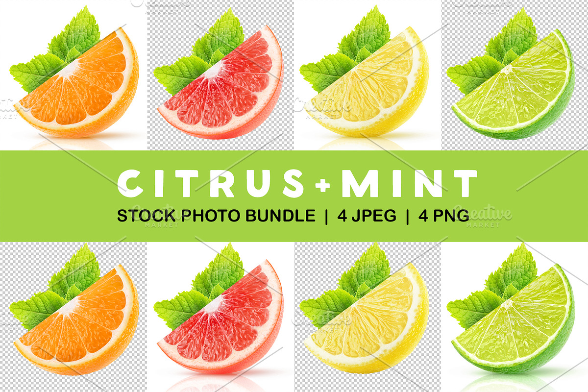 Citrus and mint, an Object Graphic by Fruits+Veggies