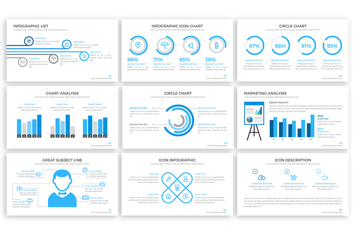 Clear PowerPoint Template, a Presentation Template by RRGraph