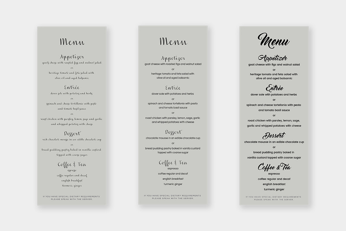 Tall Menu Kit, a Templates & Theme by Viaduc