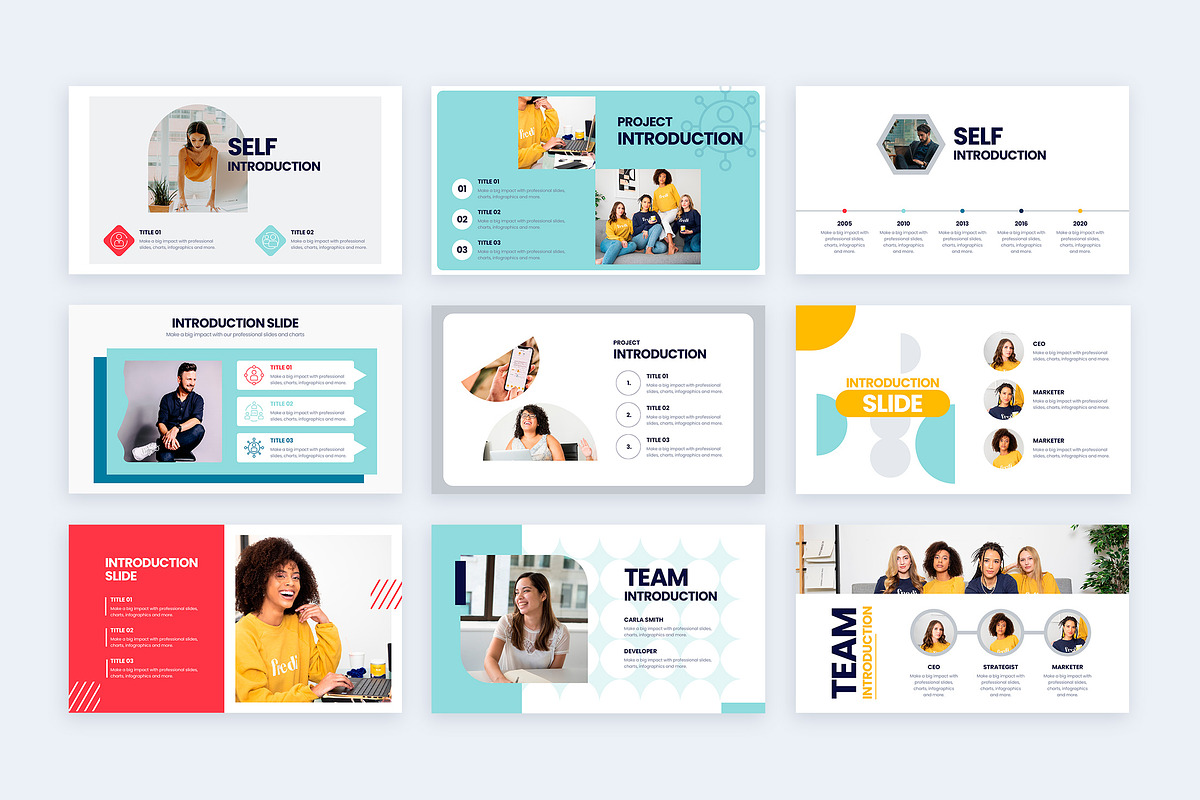 Introduction Powerpoint Template, a Presentation Template by Slidesmash