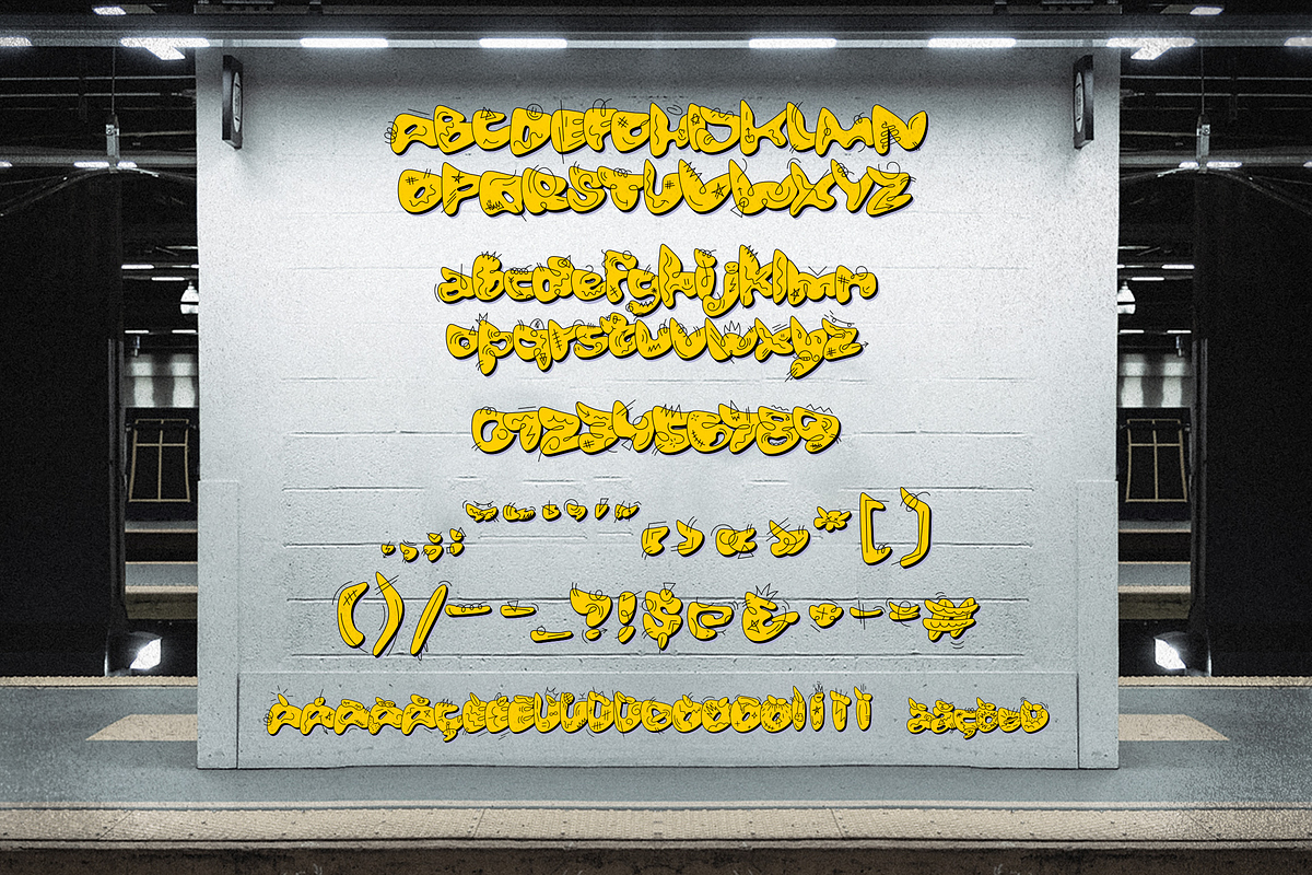 Urbanicity | NY Graffiti Bubble Font