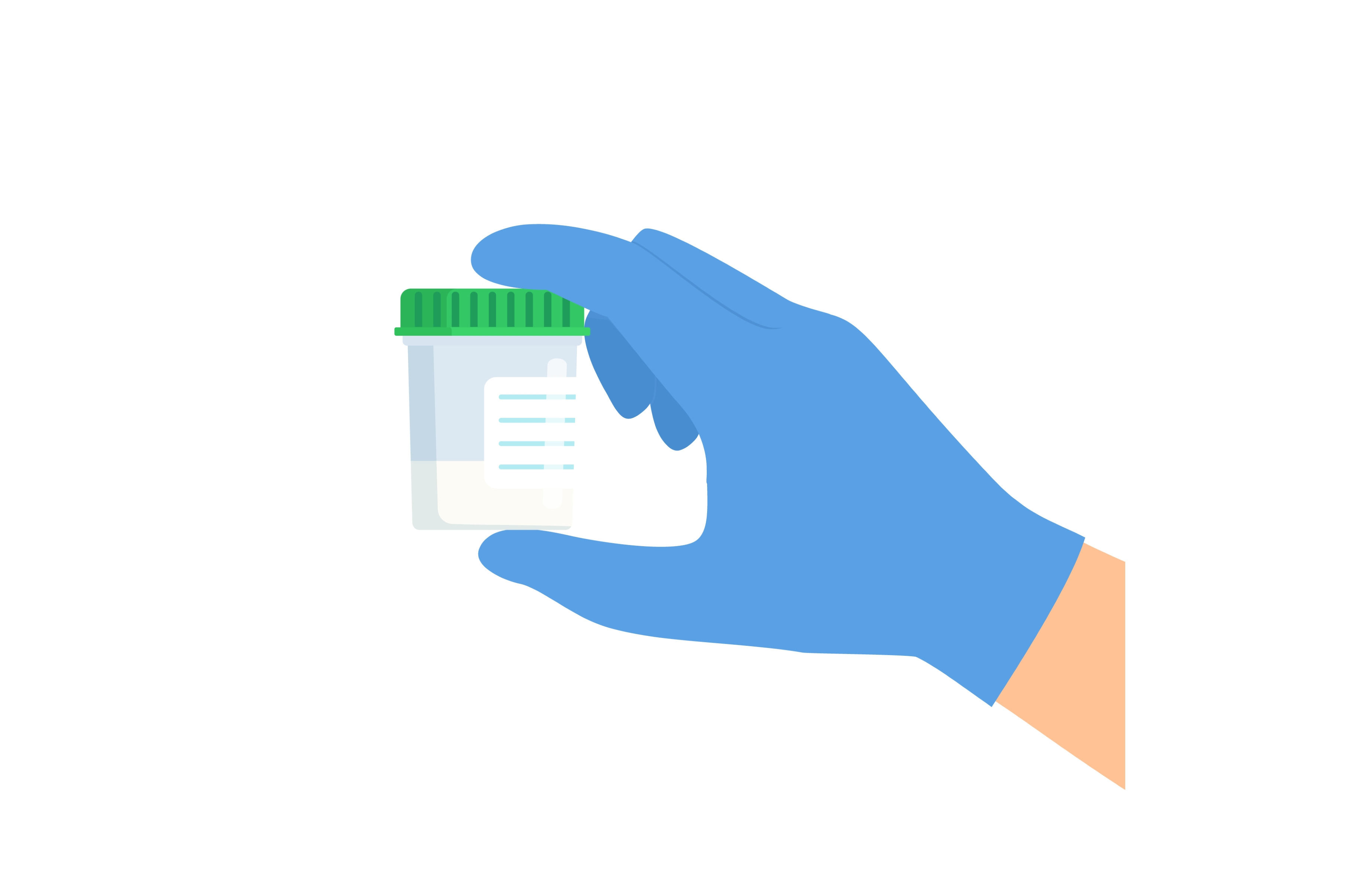 Doctor Hand holding test | Graphic Objects ~ Creative Market