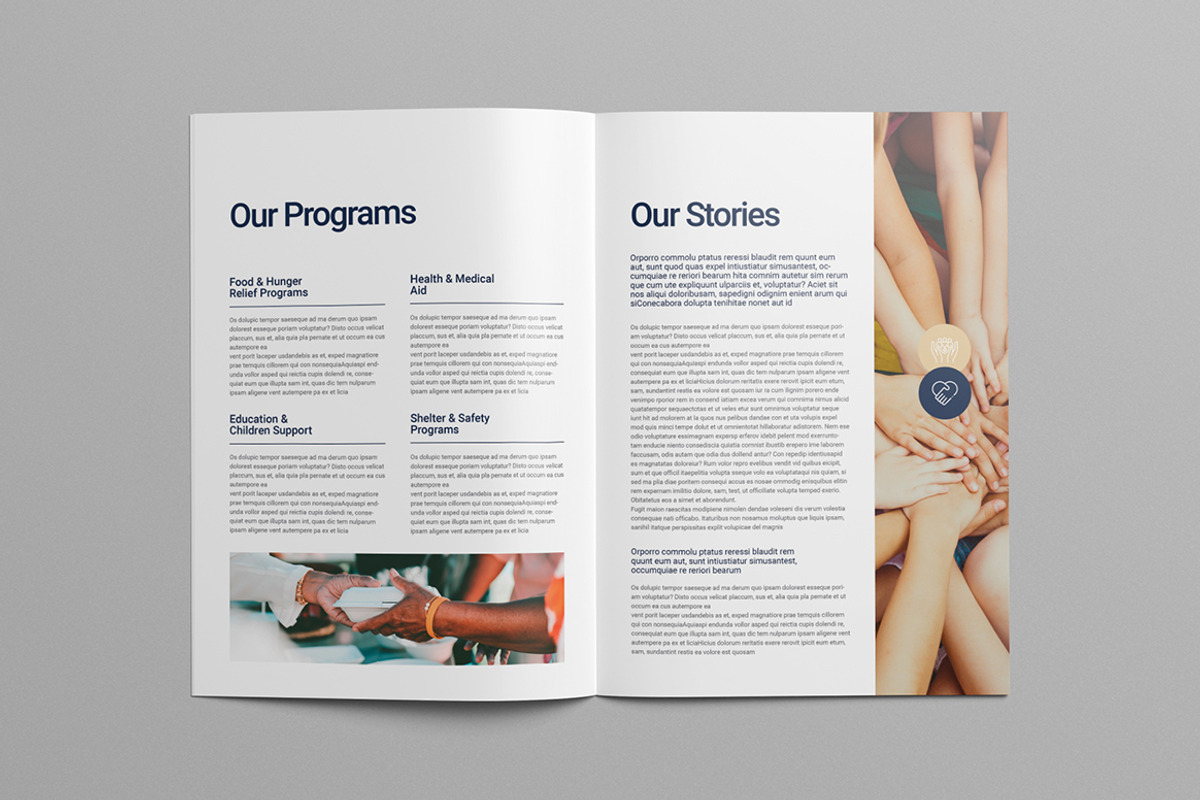 Charity Brochure Template | Canva, a Brochure Template by Pixelpick