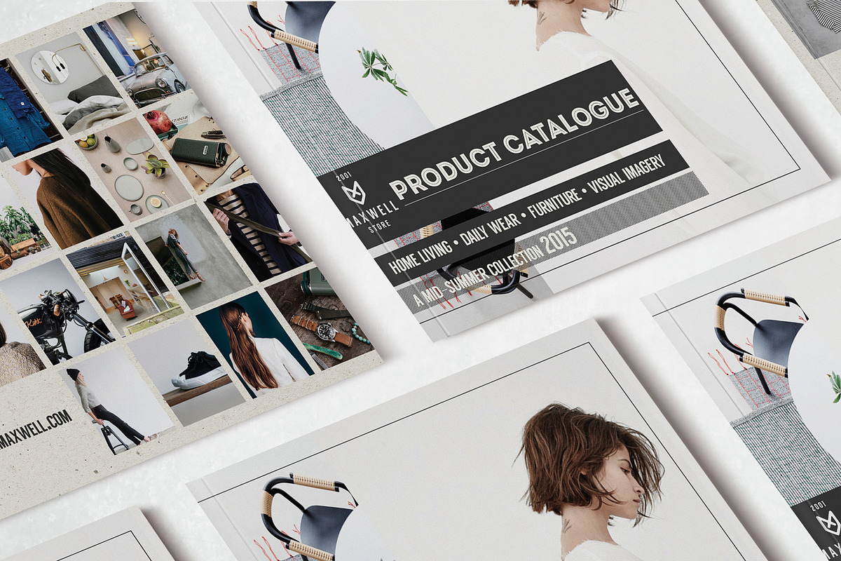 Minimalist Product Catalog, a Brochure Template by BlueRobinStudio