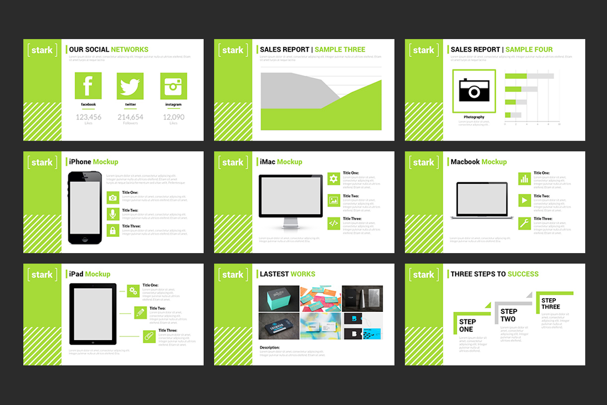 Stark - Powerpoint, a Presentation Template by Louis Twelve