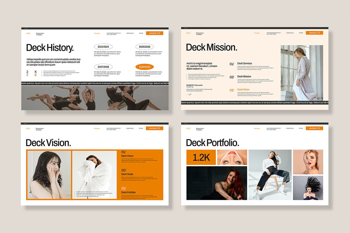 Pitch Deck Presentation Template