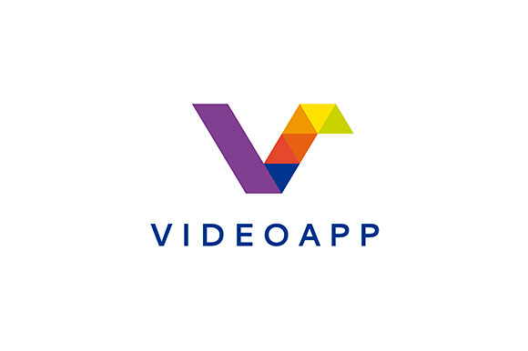 Video App Letter V Logo, a Branding & Logo Template by Mauro Bertolino