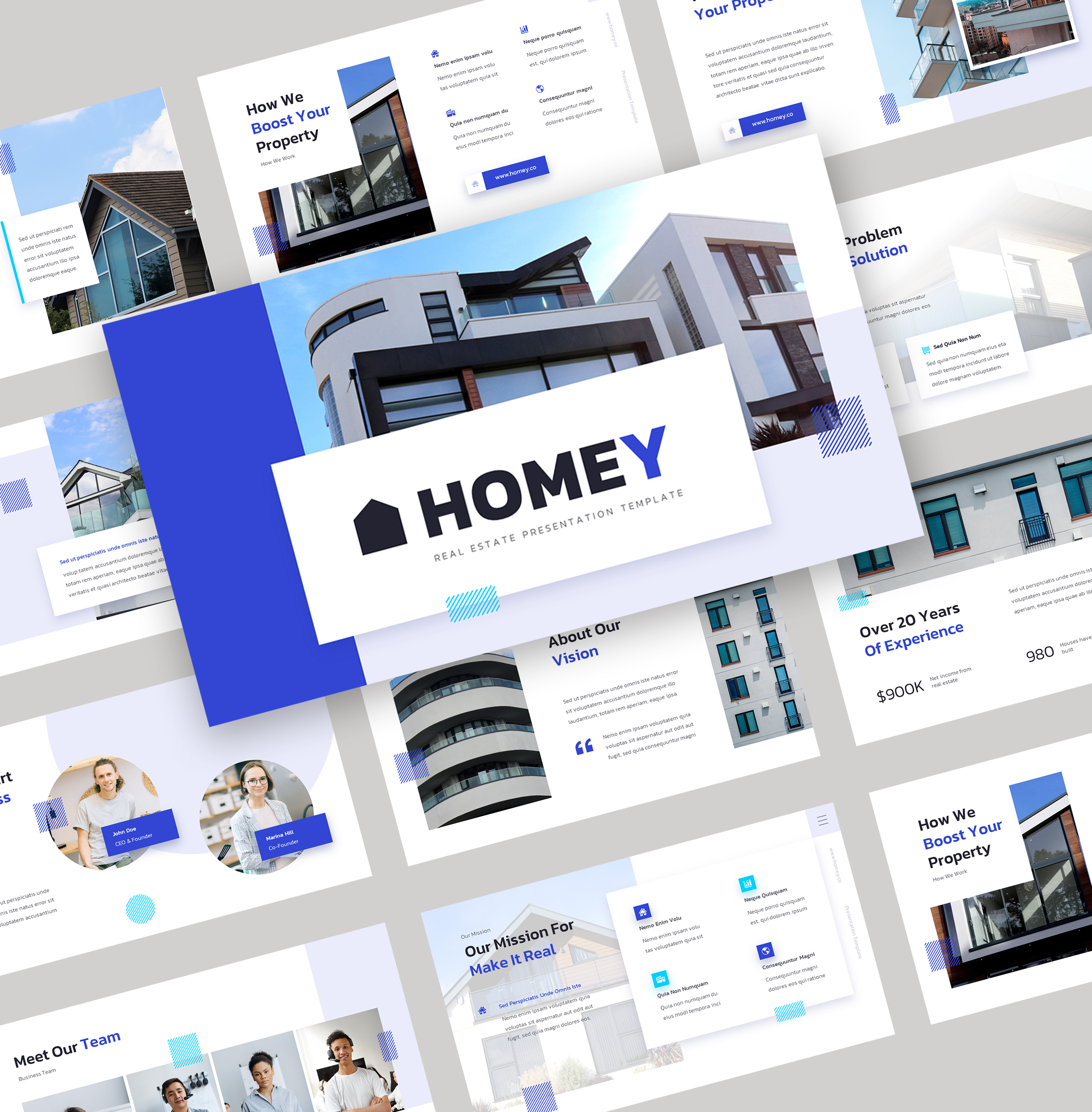 Homey Powerpoint Template, a Presentation Template by Jaruka