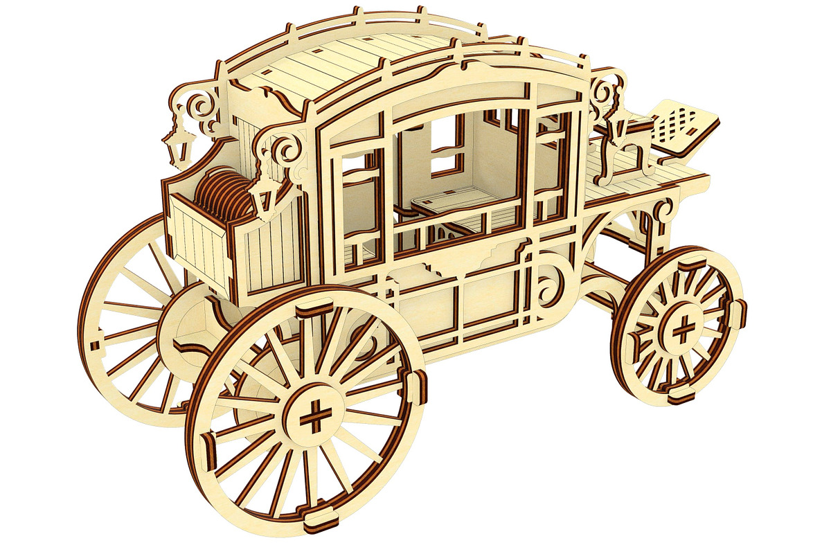 Carriage - Laser Cut File