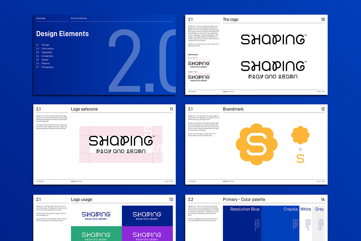 Shape | Brand Guidelines Template