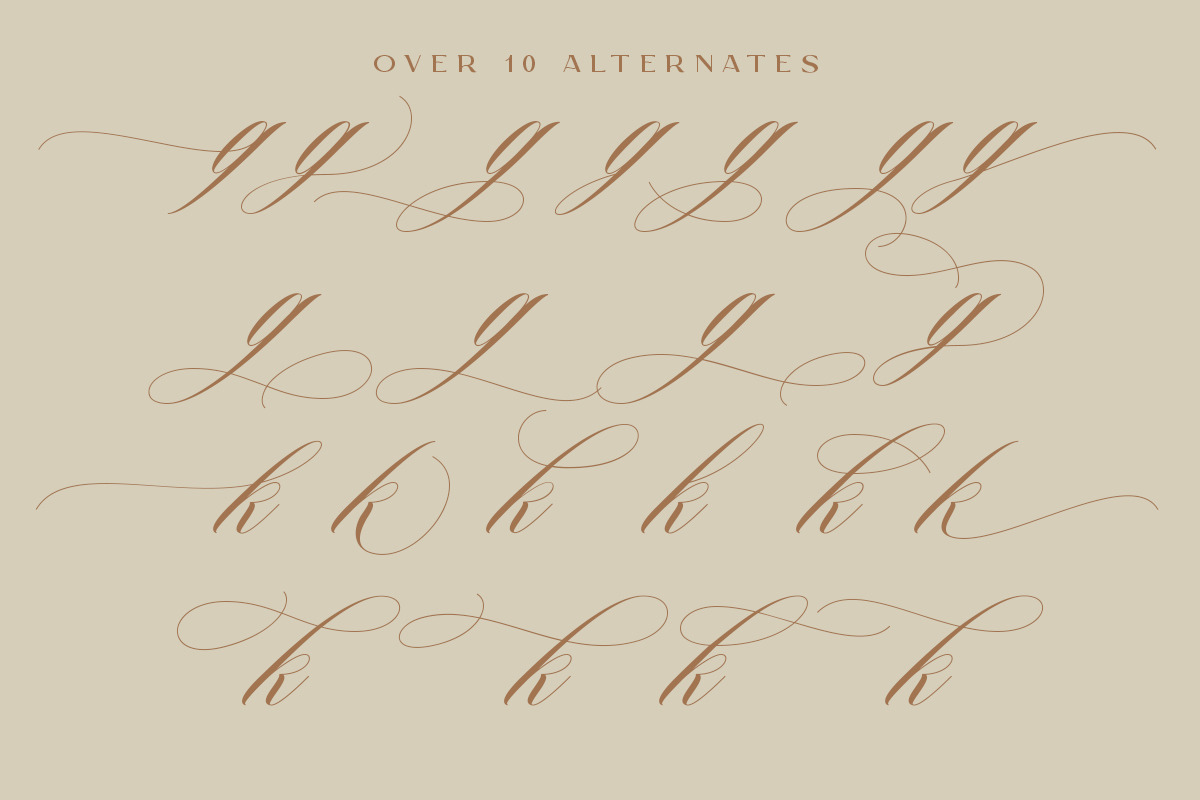 Angeline | Modern Calligraphy, a Script Font by Muntab_Art