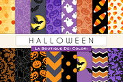 Halloween Digital Papers, a Pattern Graphic by La Boutique dei Colori