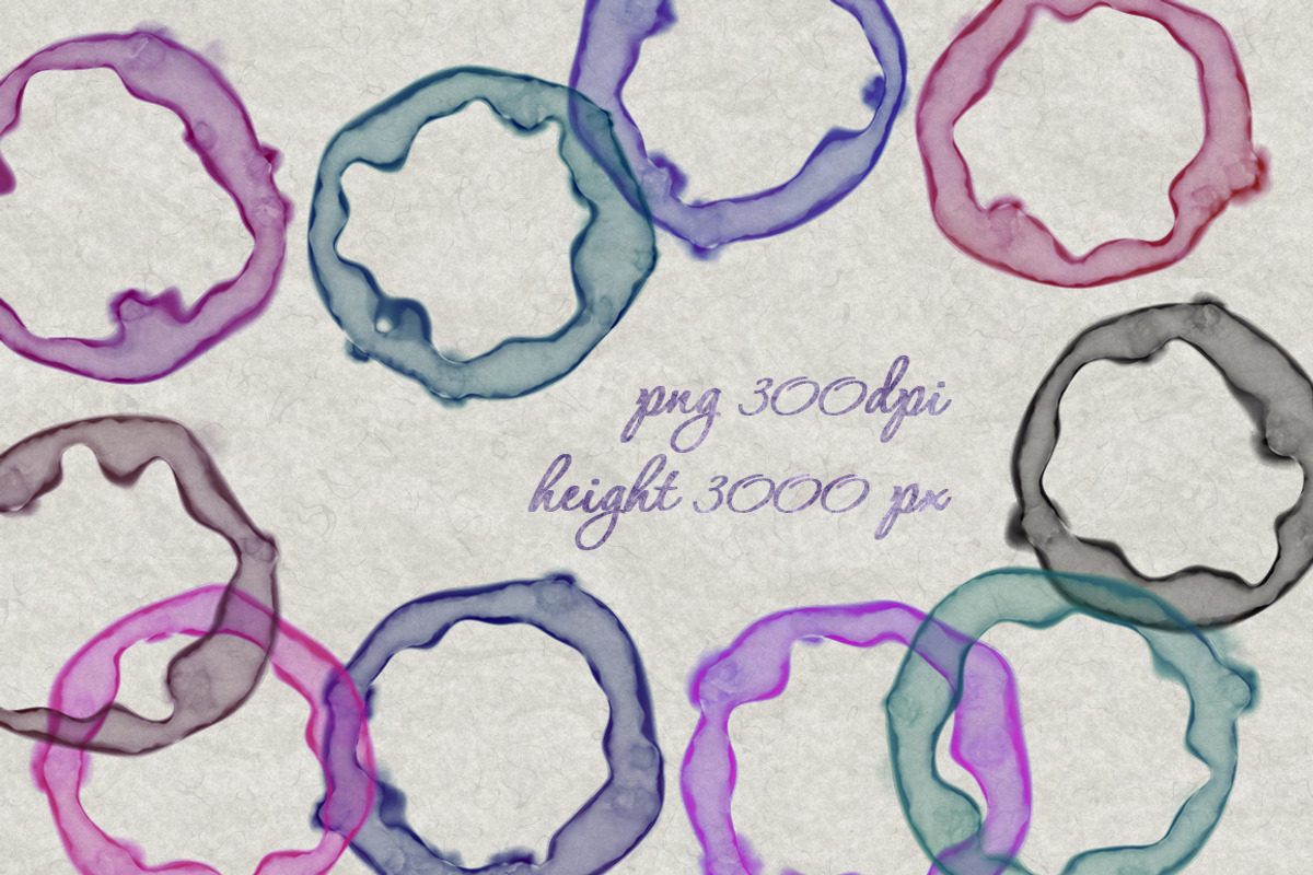 Watercolor circles PNG, an Illustration by SunArt | Creative Market