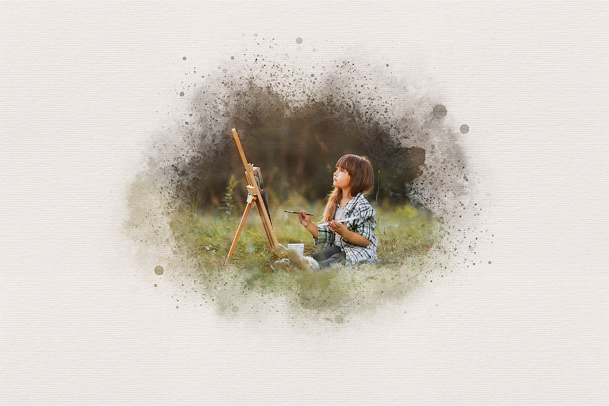 25 Watercolor Masks, a Texture Graphic by HappyNews