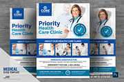 Medical Clinic Promotional Flyer, a Flyer Template by PSDPixel