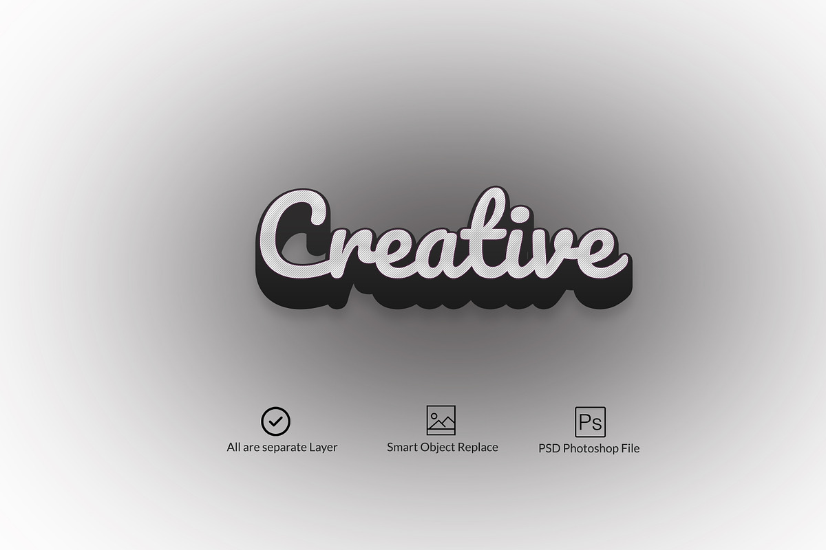 3D Bundle Photoshop Layer Style 2, a Layer Style Add-On by MRI STUDIO