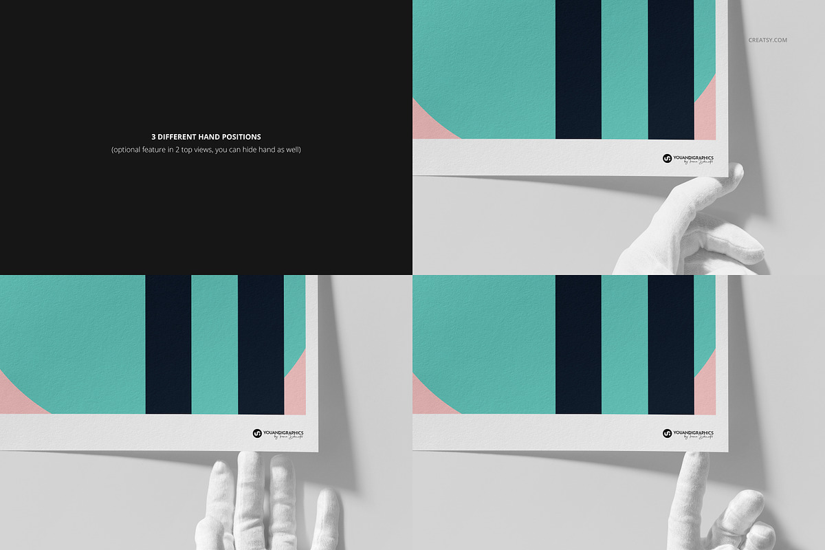 Photo Rag Fine Art Print Mockup, a Print Template by creatsy5