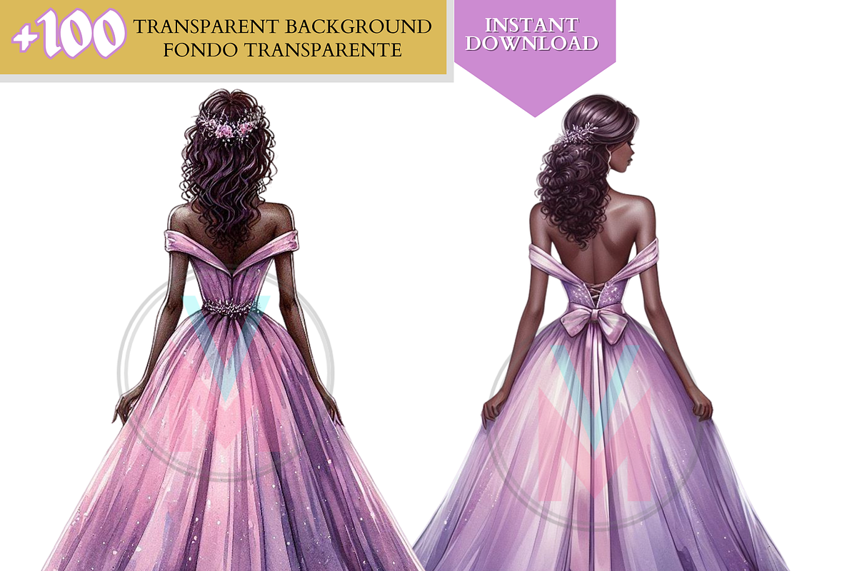 Purple Princess Clipart lila Quince