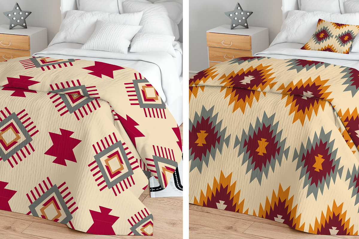 22 Southwestern Navajo Patterns Pack, a Pattern Graphic by Katrinelly