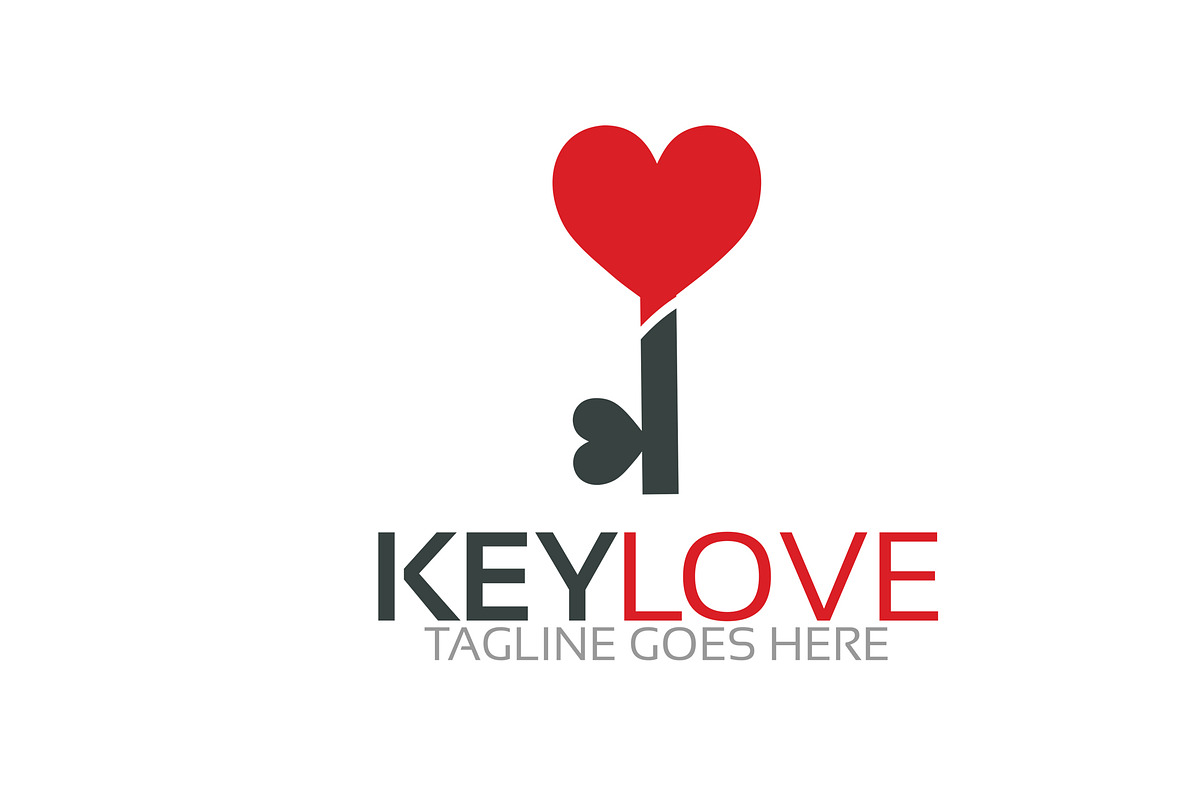 Key Heart Logo, a Branding & Logo Template by Josuf Media