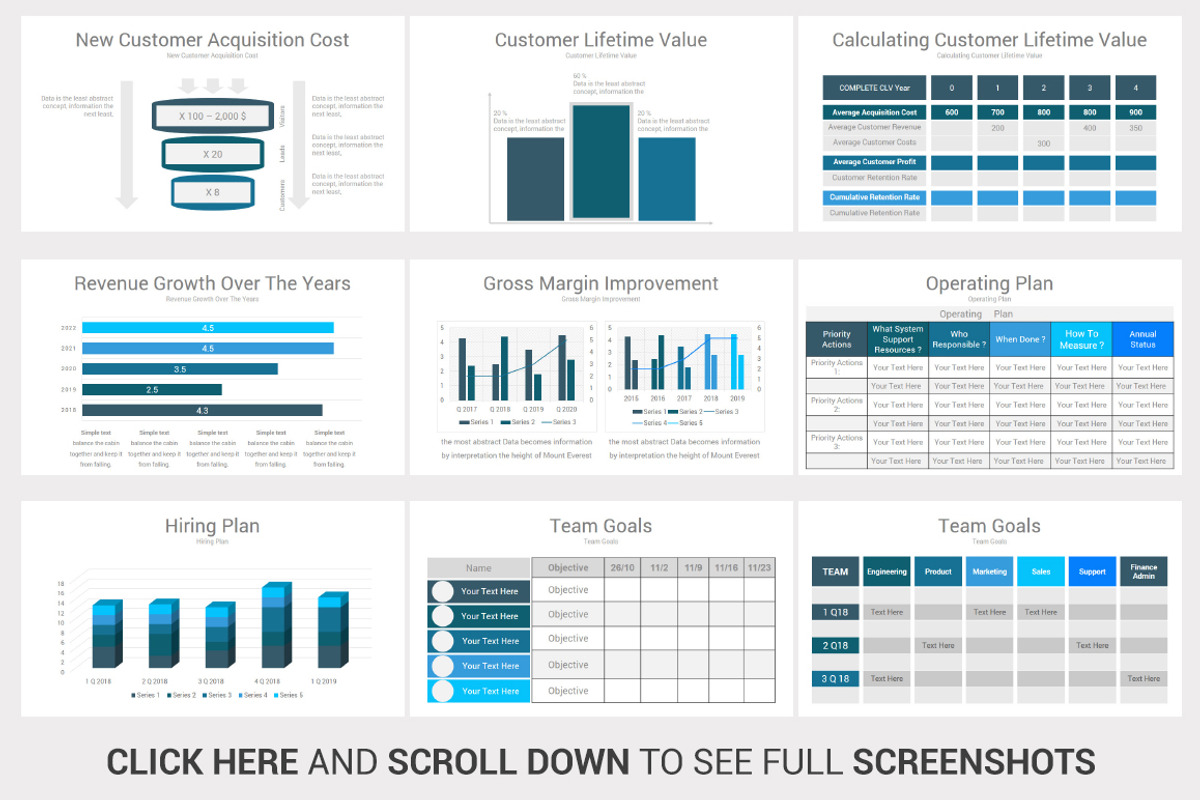 Business Operational PowerPoint, a Presentation Template by OceanArt