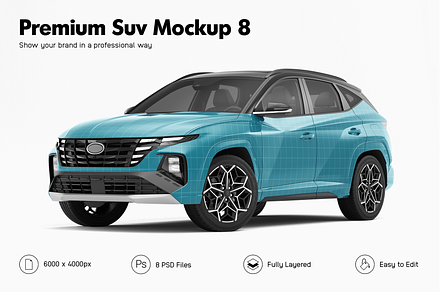 Car Mockup 8 | Product Mockups ~ Creative Market