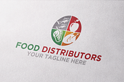 Food Distributions Logo, a Branding & Logo Template by REDVY CREATIVE