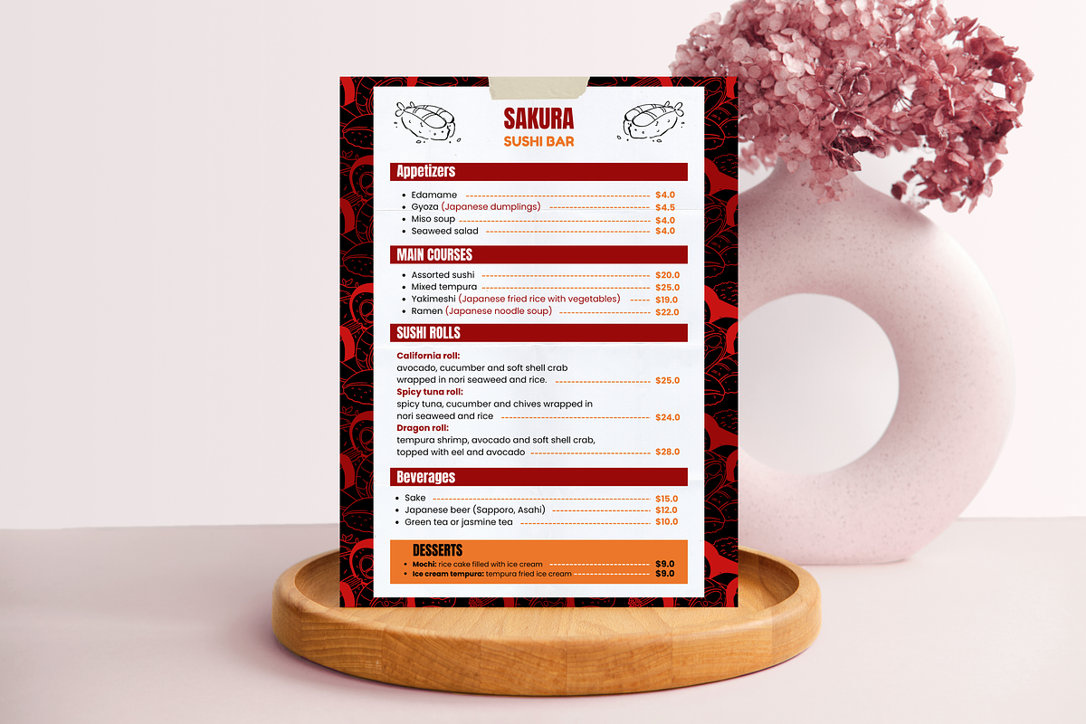 5 Food Menu Templates Canva, a Templates & Theme by TemplateCastleStore